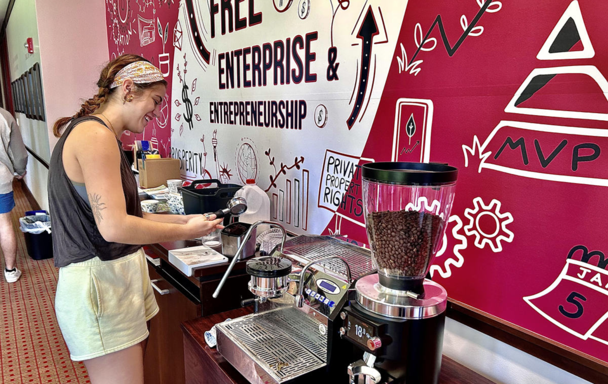 Student-run coffee cart to debut in Becker next month | The Southern ...