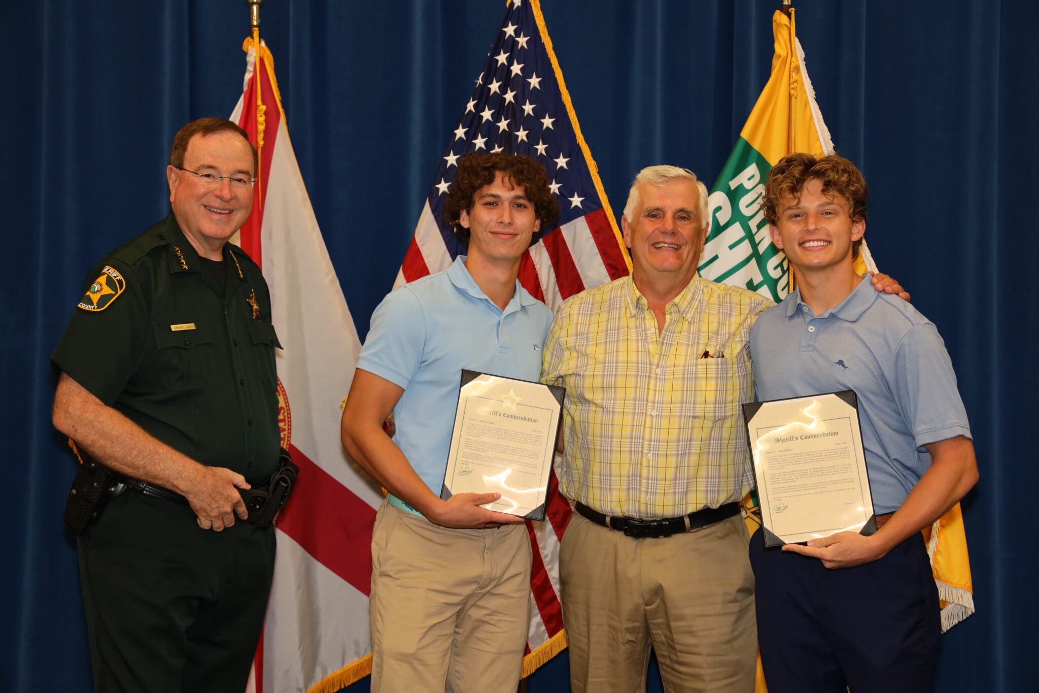 Students receive Sheriff’s Commendation for saving Lakeland man’s life ...